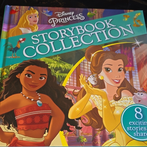 Disney | Other | Disney Princess Storybook Collection With Vibrant ...